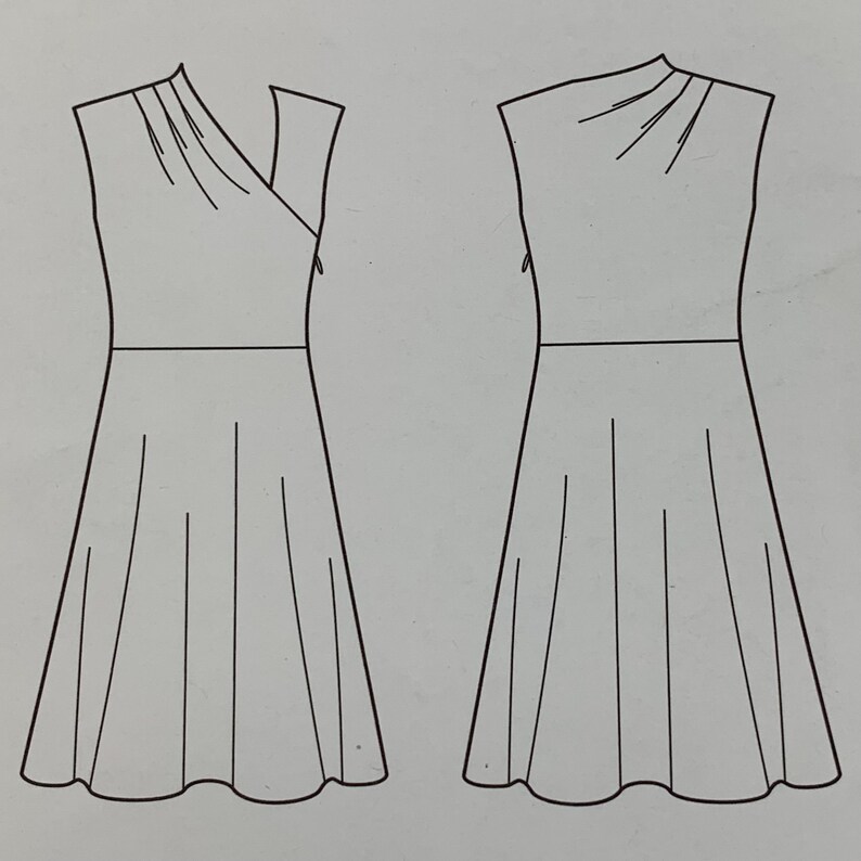 Vogue Patterns Tracy Reese New York V1584 Lined Dress Close Fitting ...