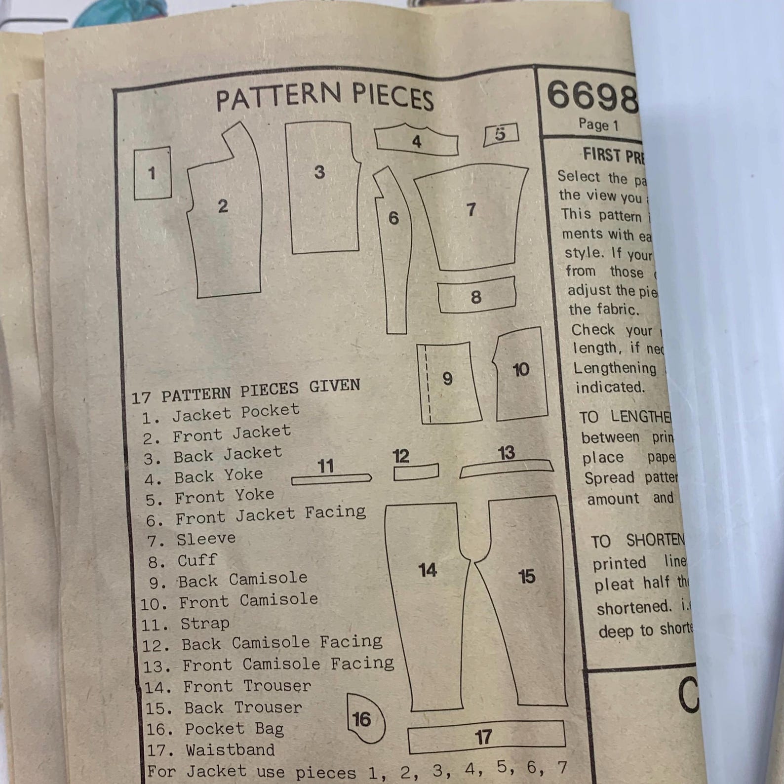 Vintage 80s New Look Maudella 6698 Sewing Pattern – Misses' Relaxed ...