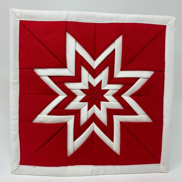 Quilted Folded Star Pot Holders - Etsy