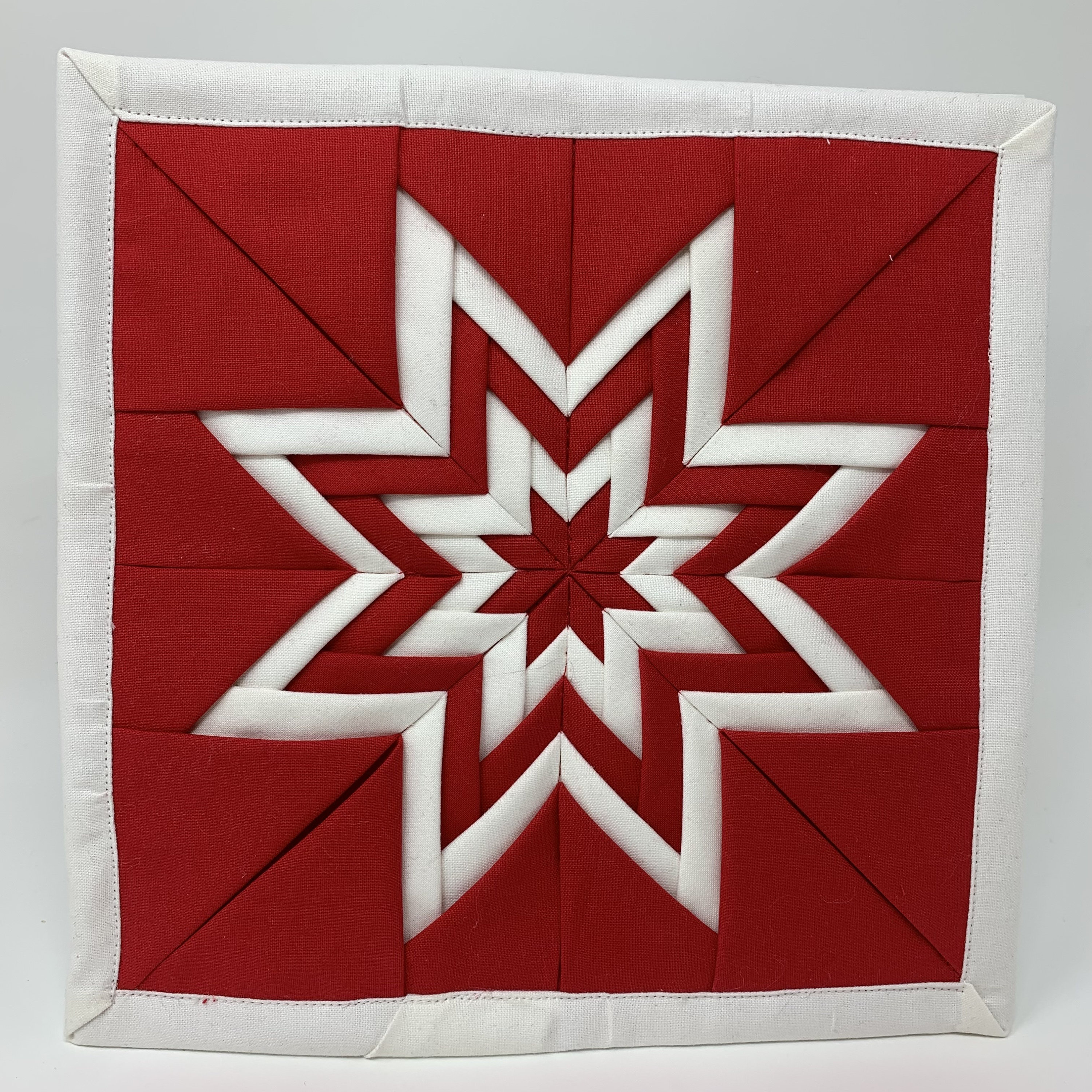 Amish Folded Star Quilt Pattern