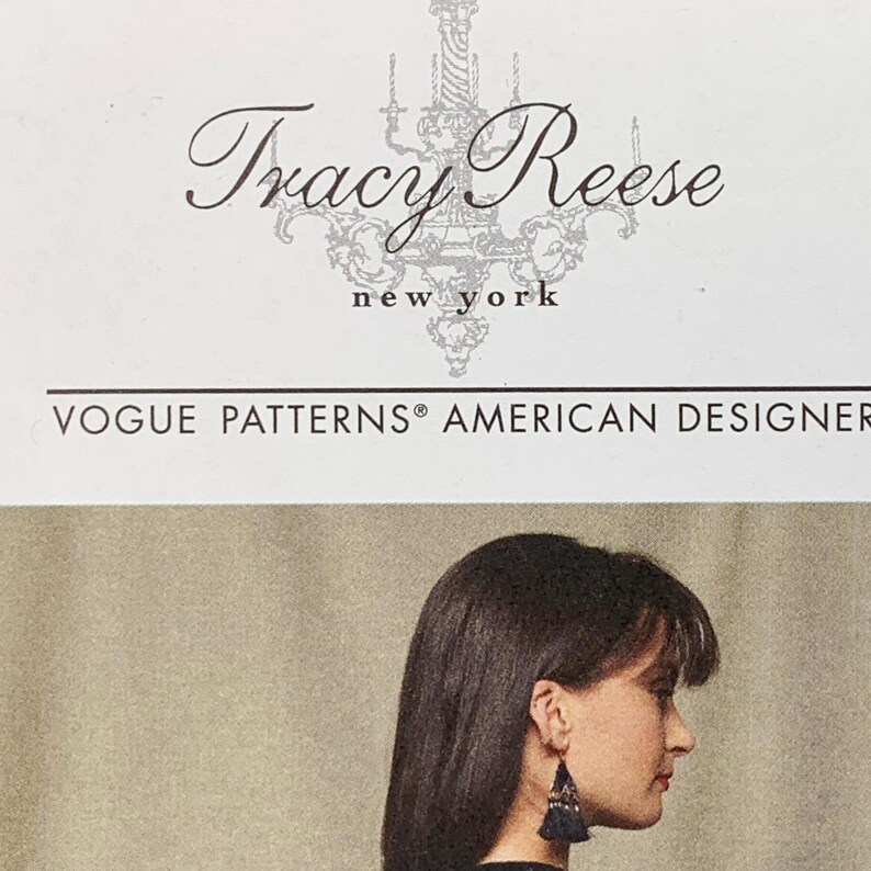 Vogue Patterns Tracy Reese New York V1584 Lined Dress Close Fitting ...