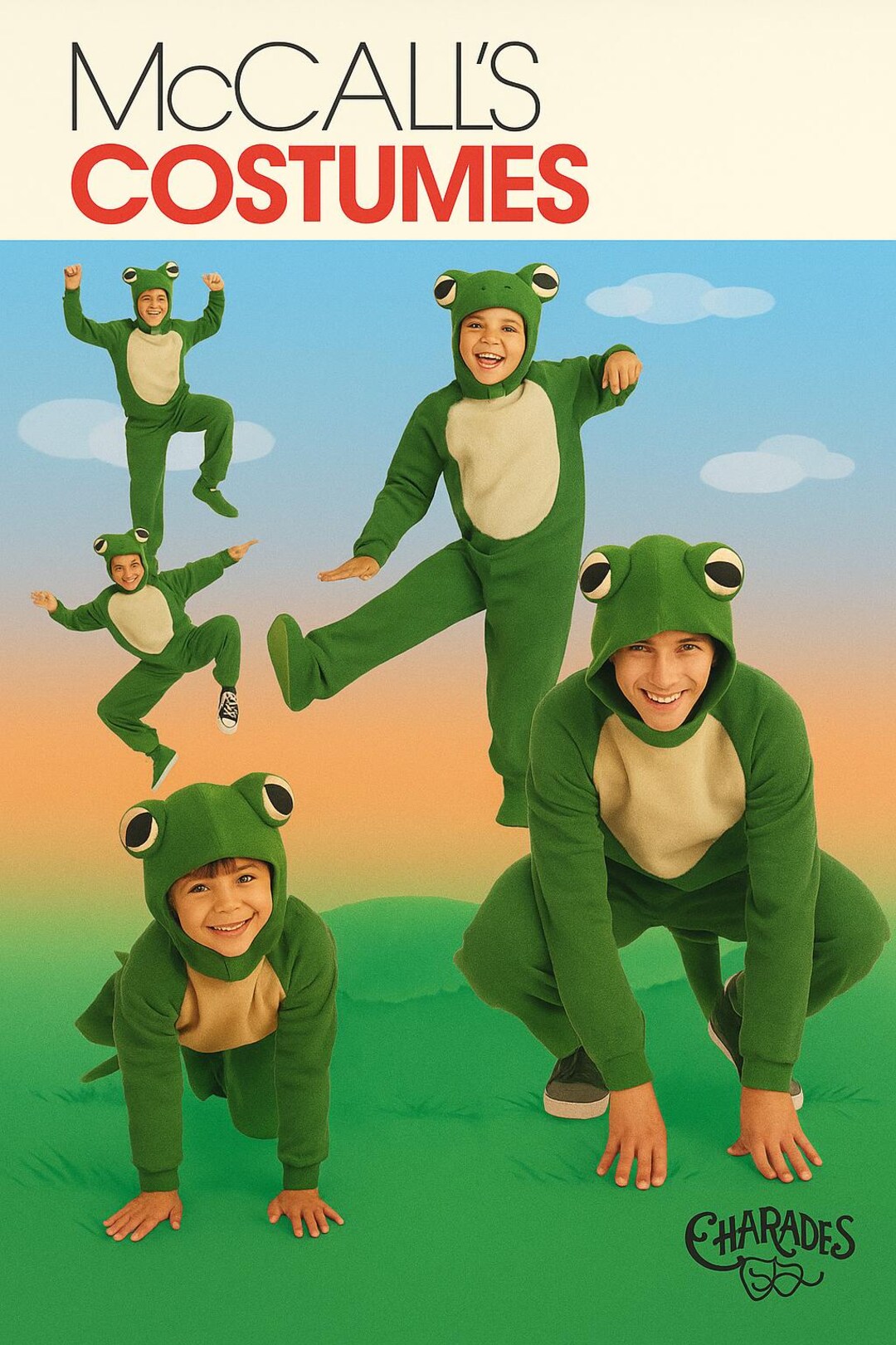 Mccall's Frog Costume Sewing Pattern: Adult Small/medium, Uncut - Etsy