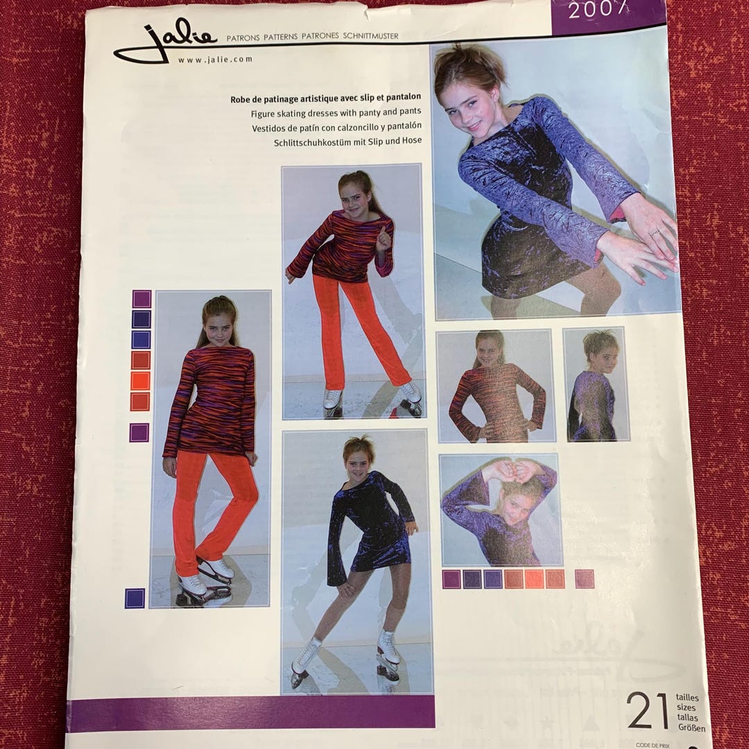 Jalie Figure Skating Sewing Pattern 2007 Figure Skating Dresses With ...