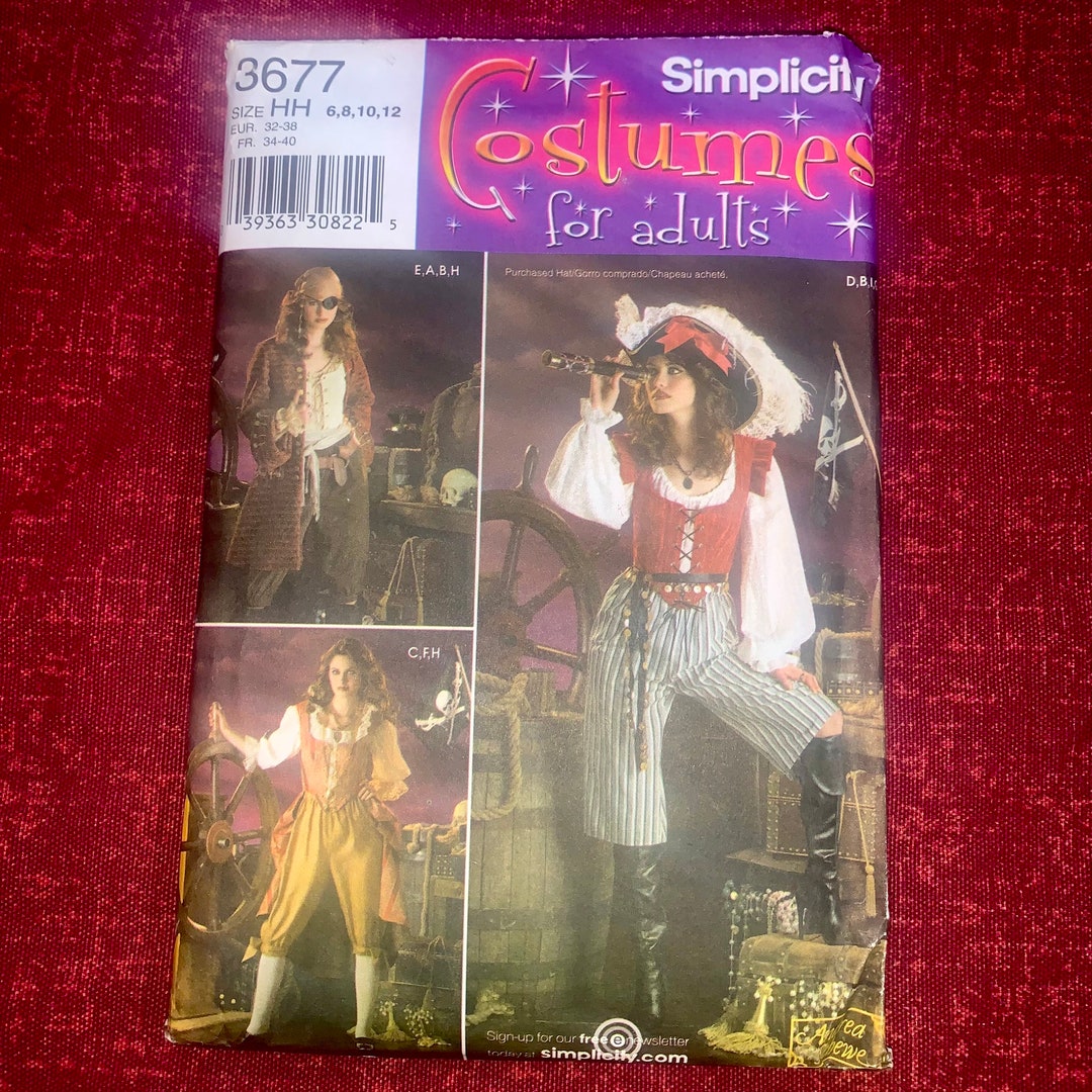 Simplicity 3677 Pattern UNCUT Factory Folded Great Condition Adults ...