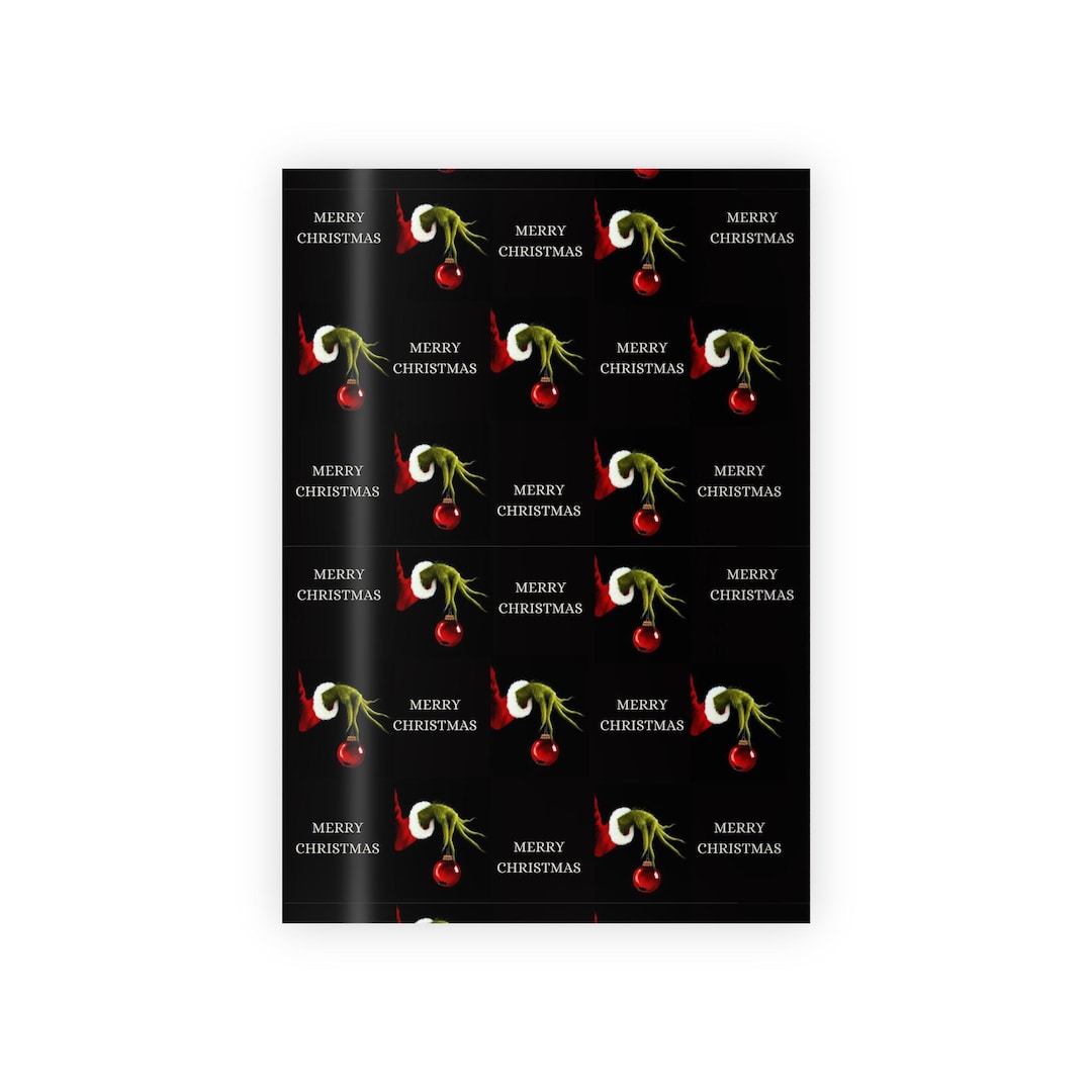 The Grinch Gift Wrapping Paper - Etsy
