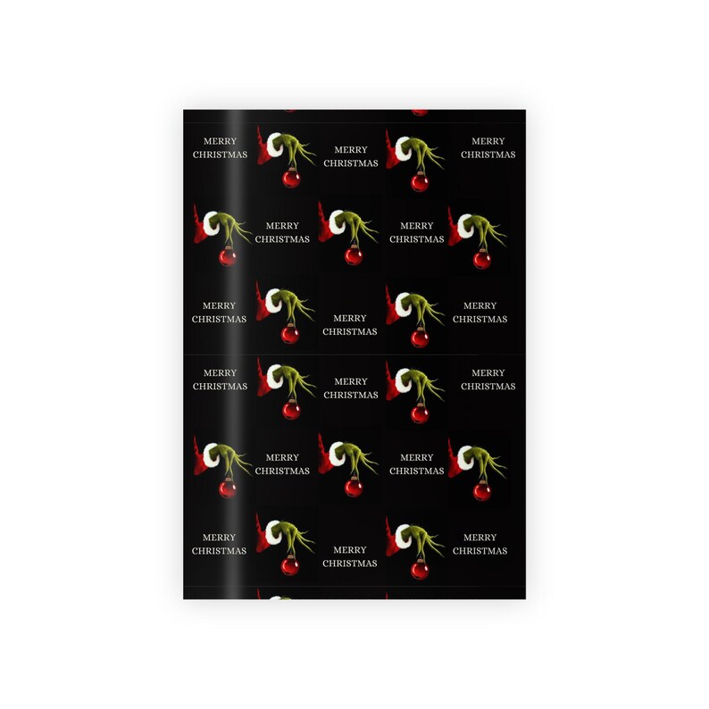 The Grinch Gift Wrapping Paper - Etsy
