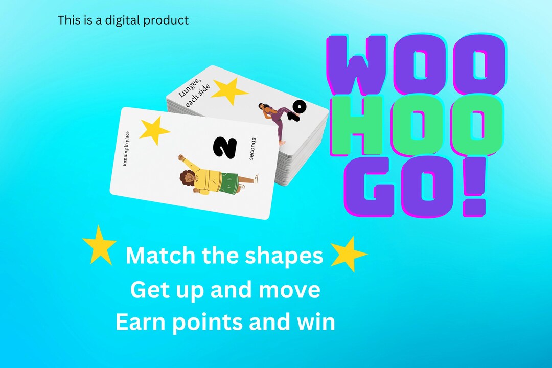 Woo Hoo Go: Card Game Gift for Kids - Etsy
