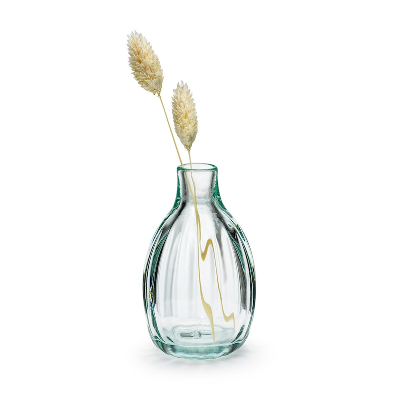 In Flore Sara Hand-blown Mini Vase, Orange - Etsy