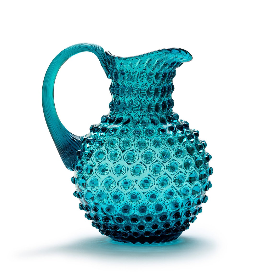 In Flore Caroline Crystal Glass Carafe Dark Green - Etsy