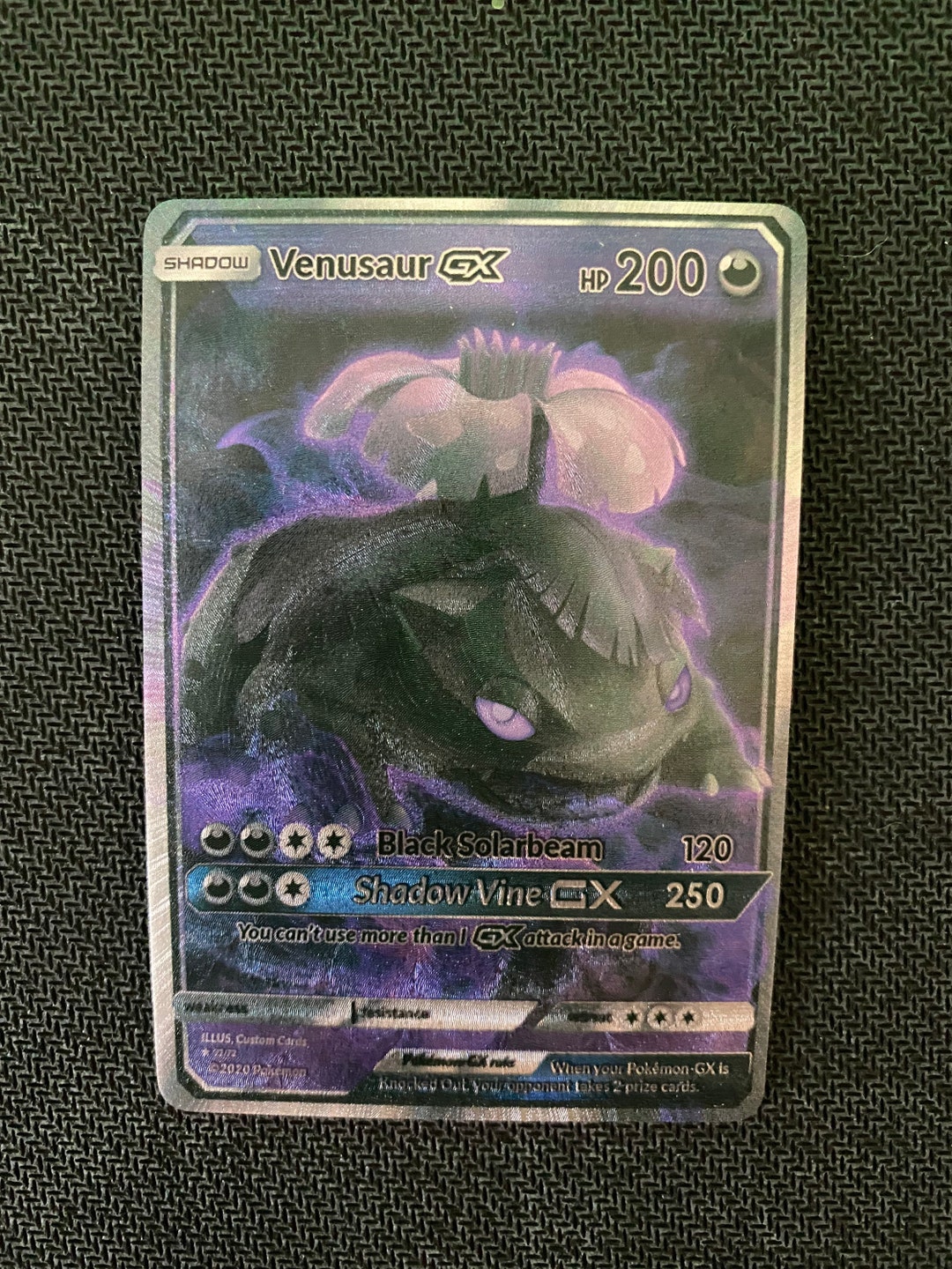 Venusaur EX M MEGA Pokemon Orica Custom Card Shadow Vmax Gigantamax ...