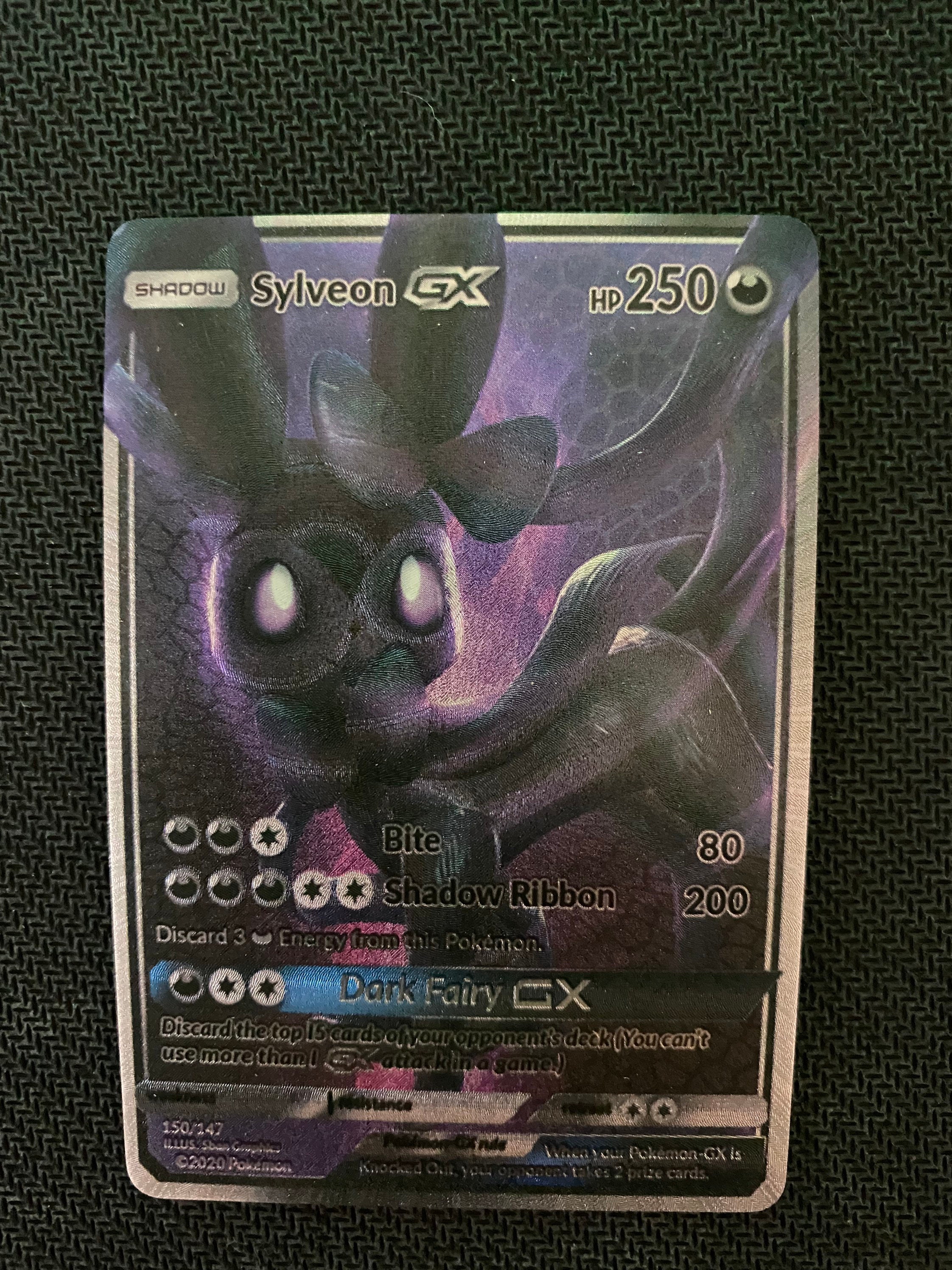 Sylveon GX EX M MEGA Pokemon Orica Custom Card Shadow Vmax - Etsy
