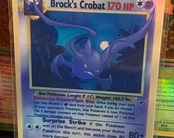 Rocket Mewtwo Gym Heroes Revival Handmade Holo Proxy Card - Etsy