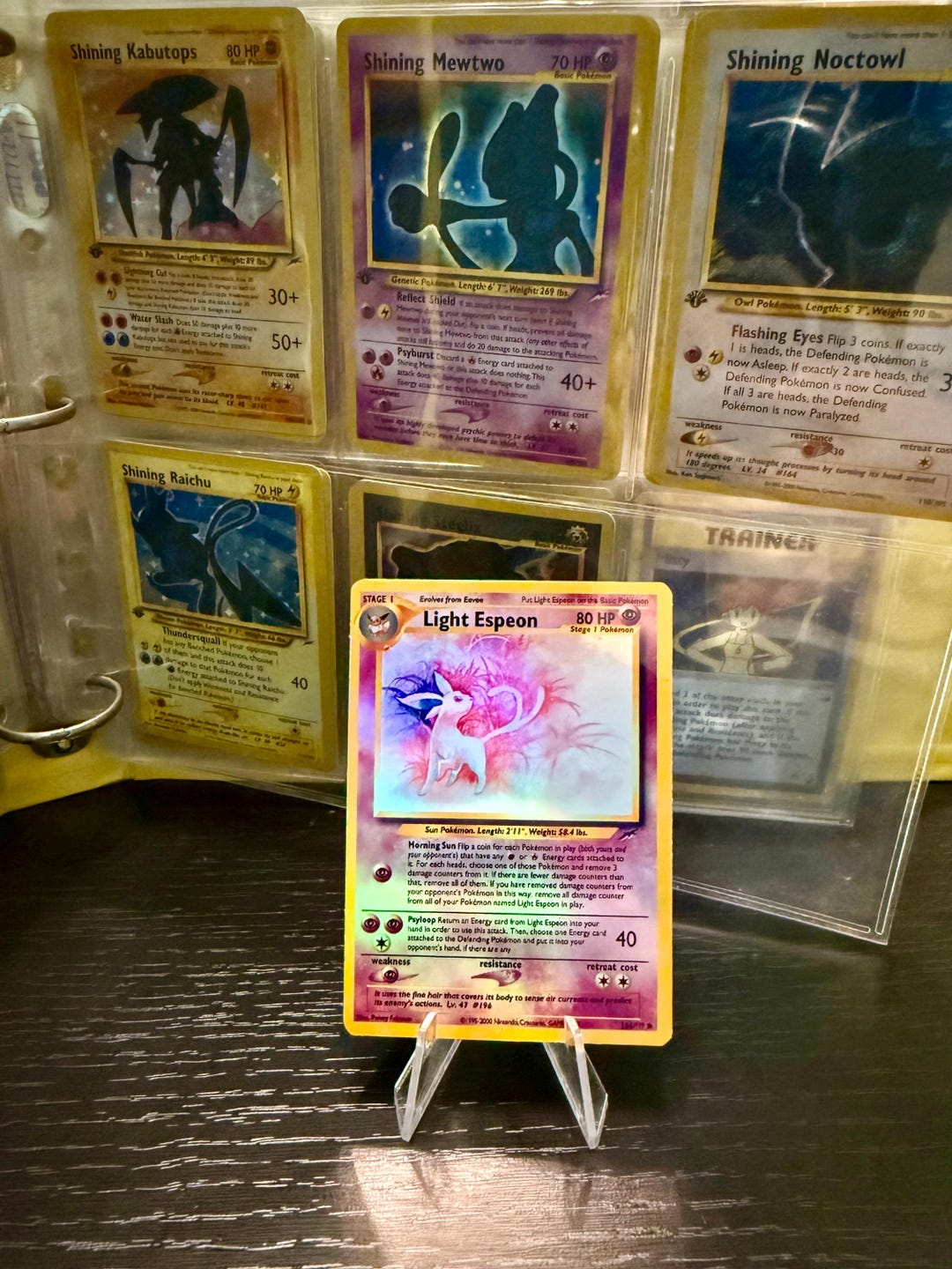 Light Espeon Gym Heroes Revival Handmade Holo Proxy Card - Etsy
