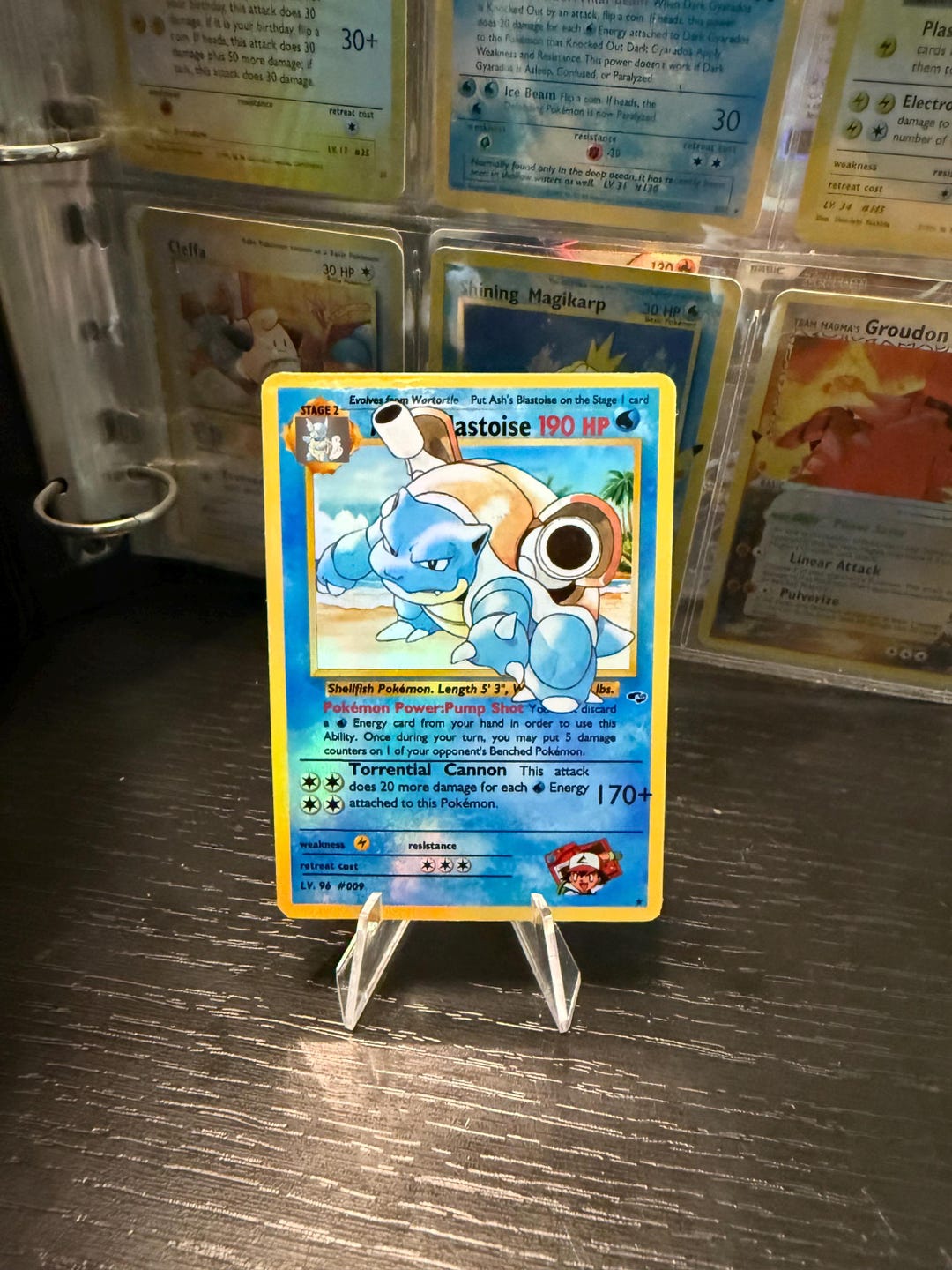 Ash's Blastoise Gym Heroes Revival Handmade Holo Proxy Card - Etsy