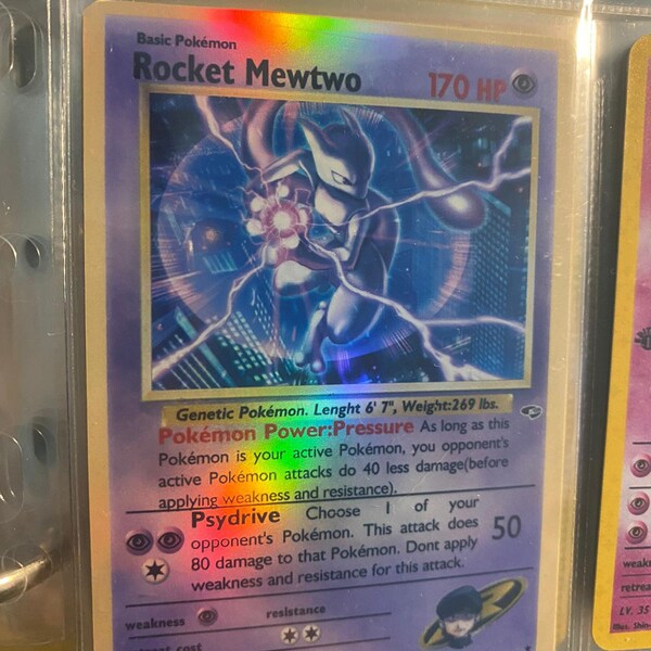 Mewtwo Birthday Card - Etsy