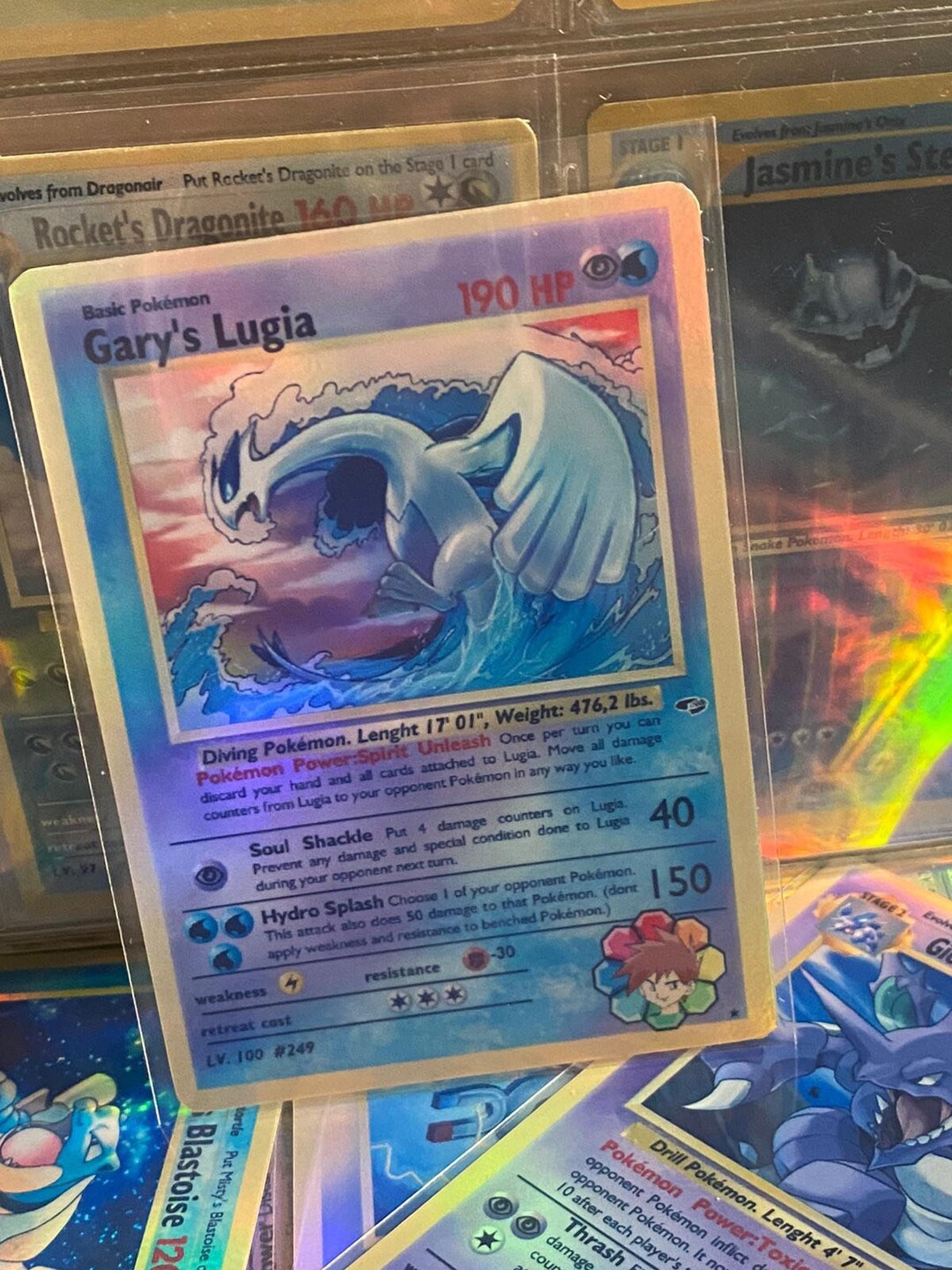 Gary's Lugia Gym Heroes Revival Handmade Holo Proxy Card - Etsy