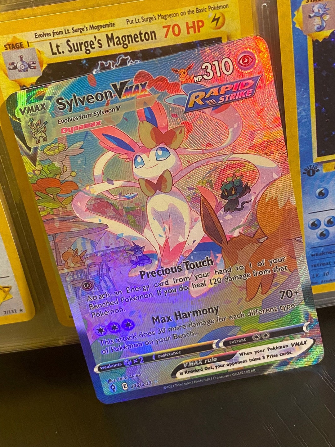 Sylveon V Vmax Vstar Alternative Art Secret Evolving Skies SWSH07 - Etsy