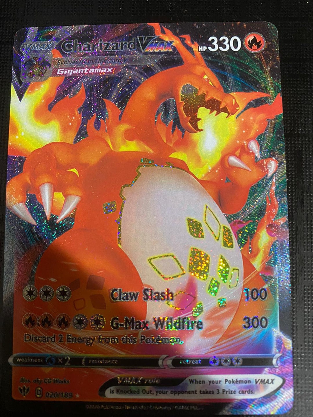 Charizard Vstar Sword & Shield GX EX M MEGA Pokemon Orica Custom Card ...