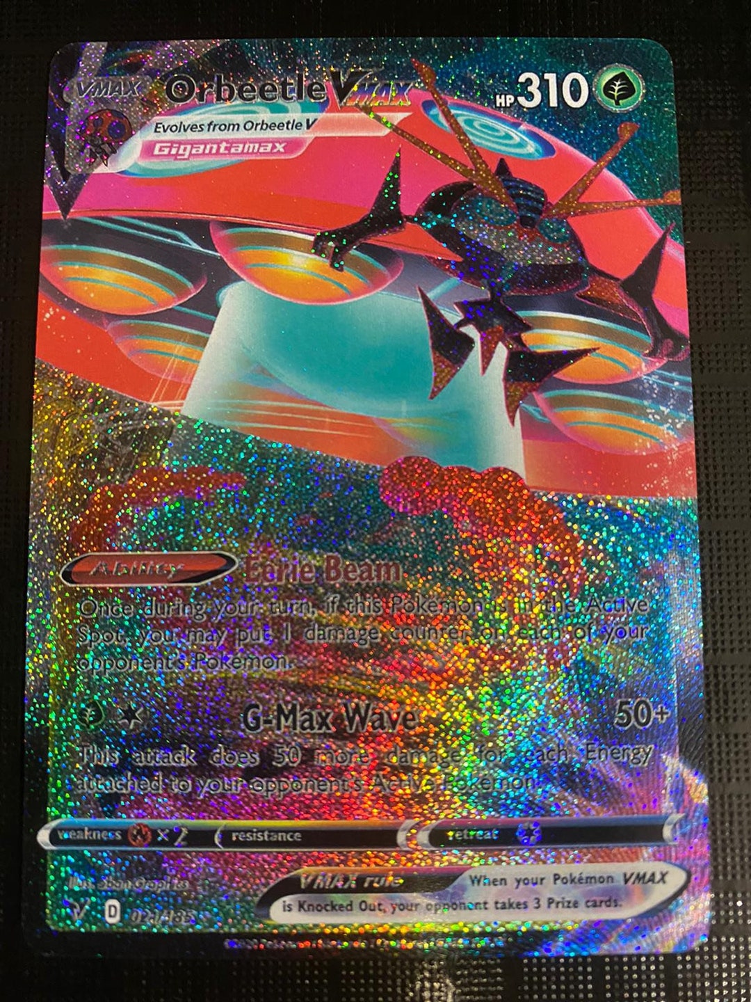 Orbeetle Vstar Sword & Shield GX EX M MEGA Pokemon Orica Custom Card ...