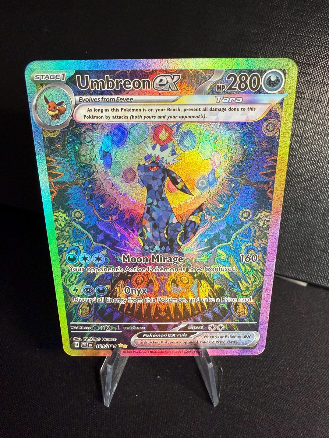 Umbreon Prismatic Evolutions EX High Quality Proxy - Etsy