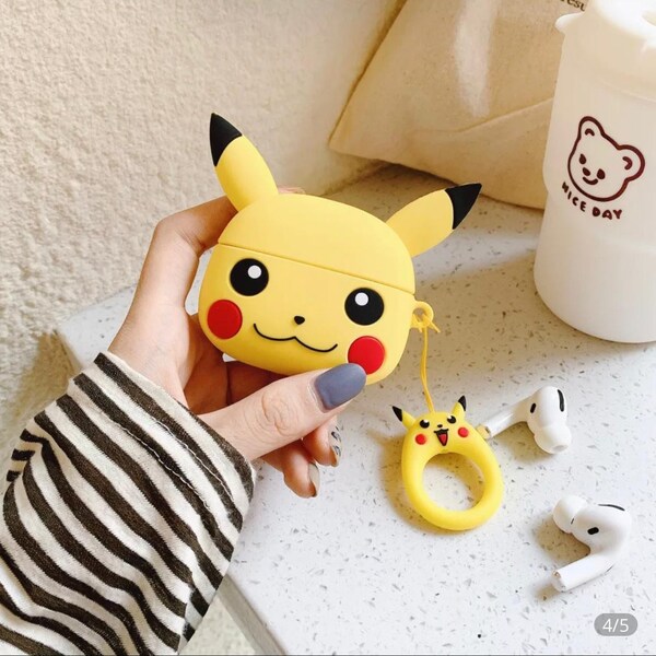 Pikachu Airpods Case - Etsy