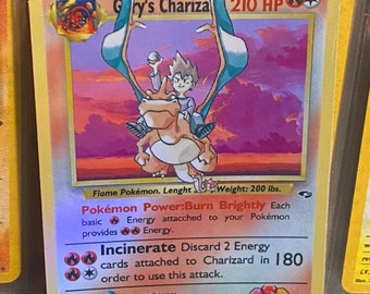 Giovanni's Mewtwo Gym Heroes Revival Handmade Holo Proxy Card - Etsy