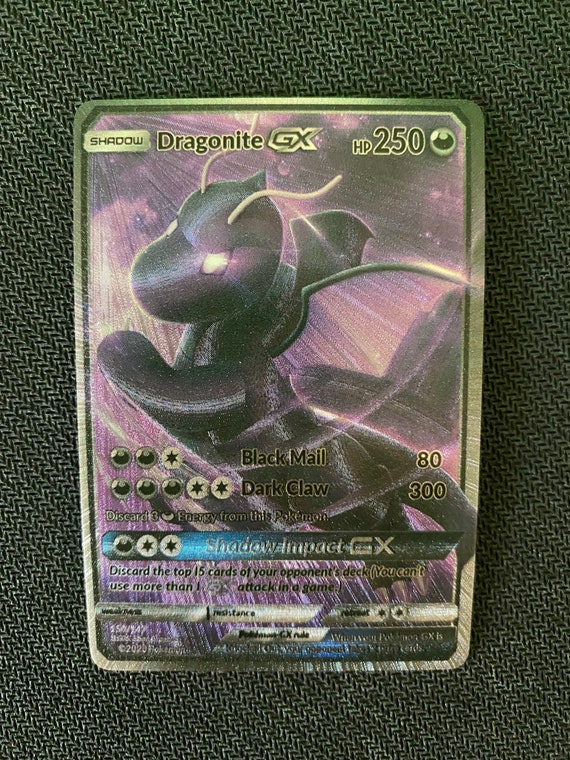 Dragonite GX EX M MEGA Pokemon Orica Custom Card Shadow Vmax - Etsy