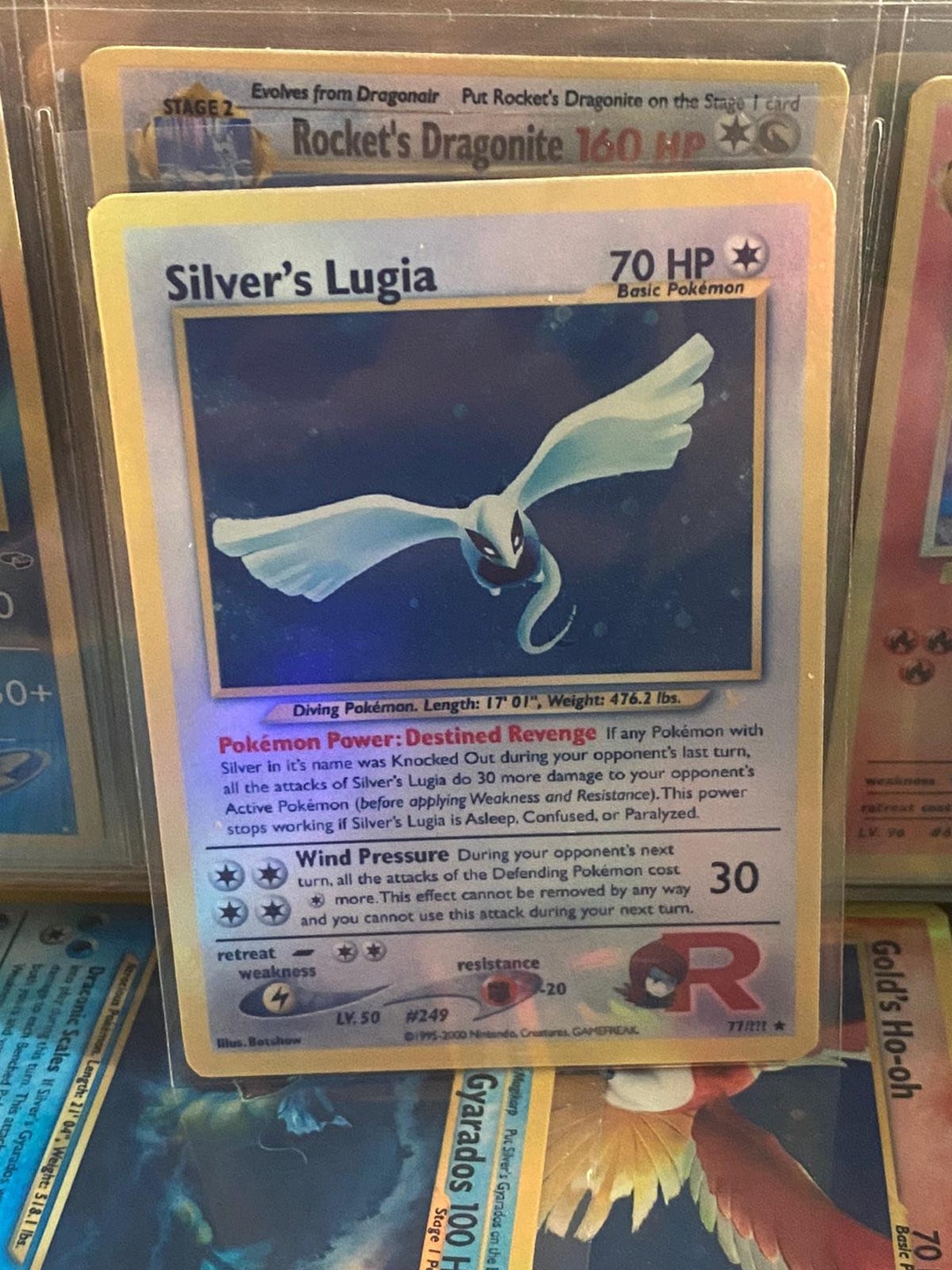 Silvers Lugia Gym Heroes Revival Handmade Holo Proxy Card - Etsy