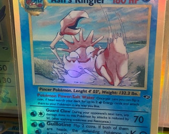 Ashs Gorochu Gym Heroes Revival Handmade Holo Proxy Card - Etsy