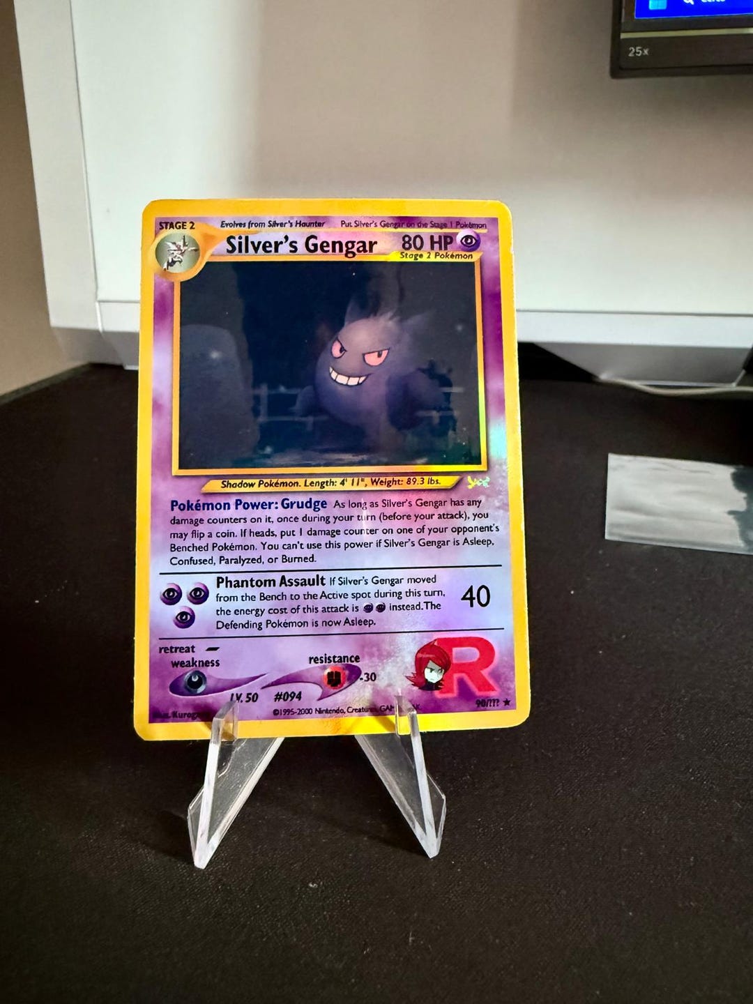 Silver's Gengar Gym Heroes Revival Handmade Holo Proxy Card - Etsy