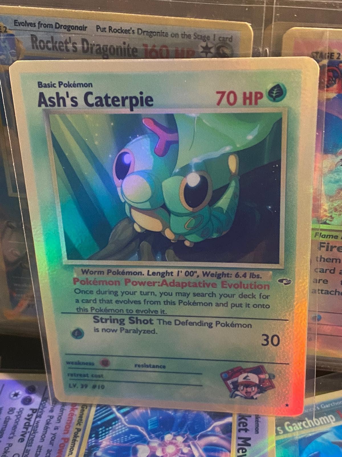 Ashs Caterpie Gym Heroes Revival Handmade Holo Proxy Card - Etsy