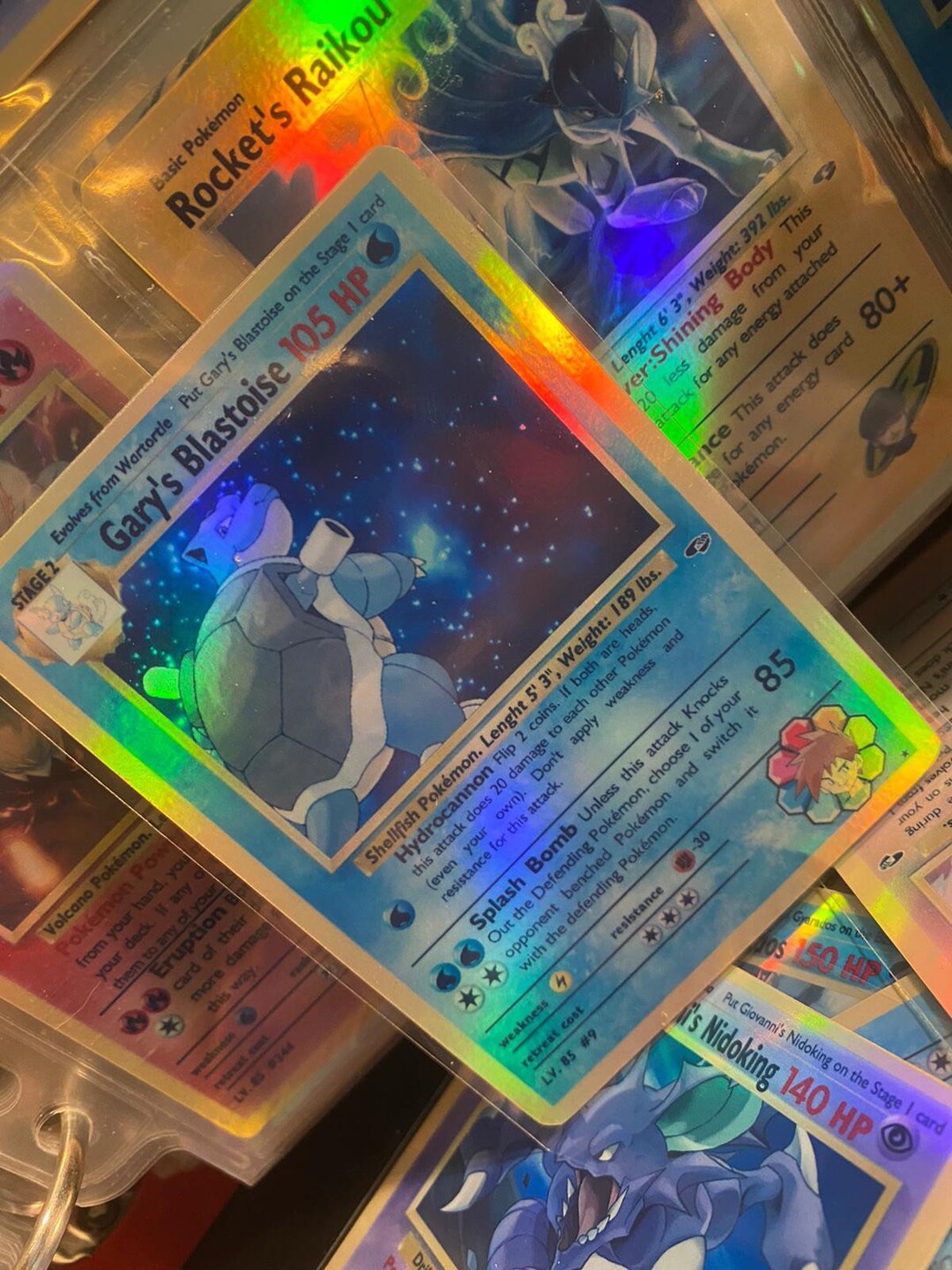 Gary's Blastoise Gym Heroes Revival Handmade Holo Proxy Card - Etsy