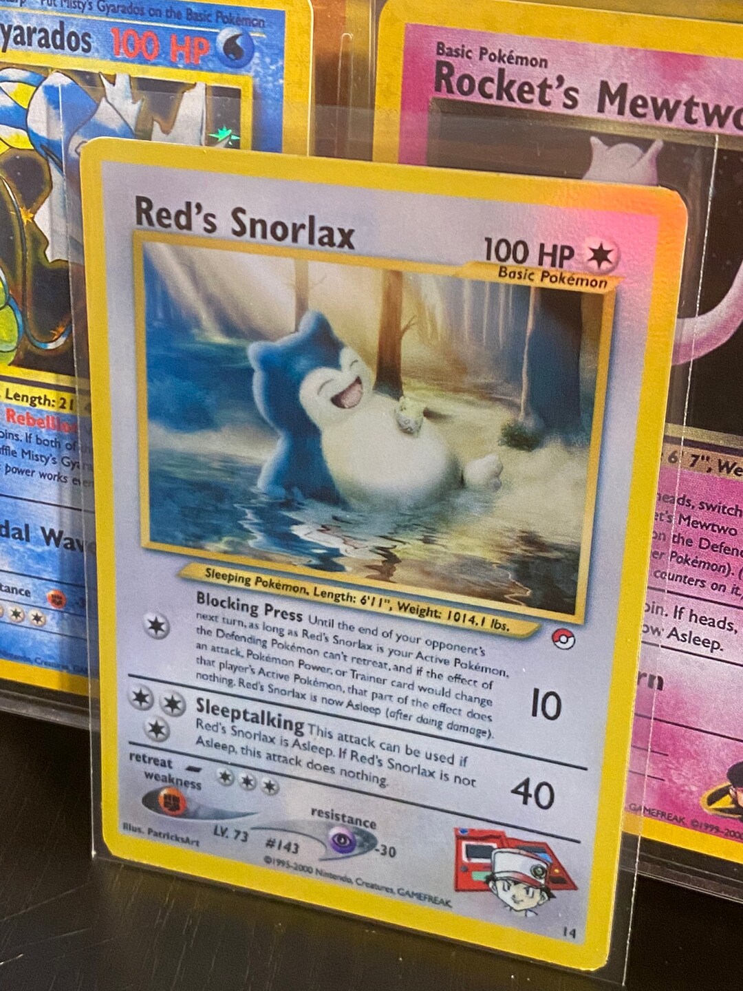 Reds Snorlax Gym Heroes Revival Handmade Holo Proxy Card - Etsy