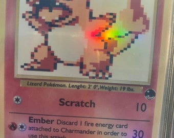 Charmander Vmax Card - Etsy UK