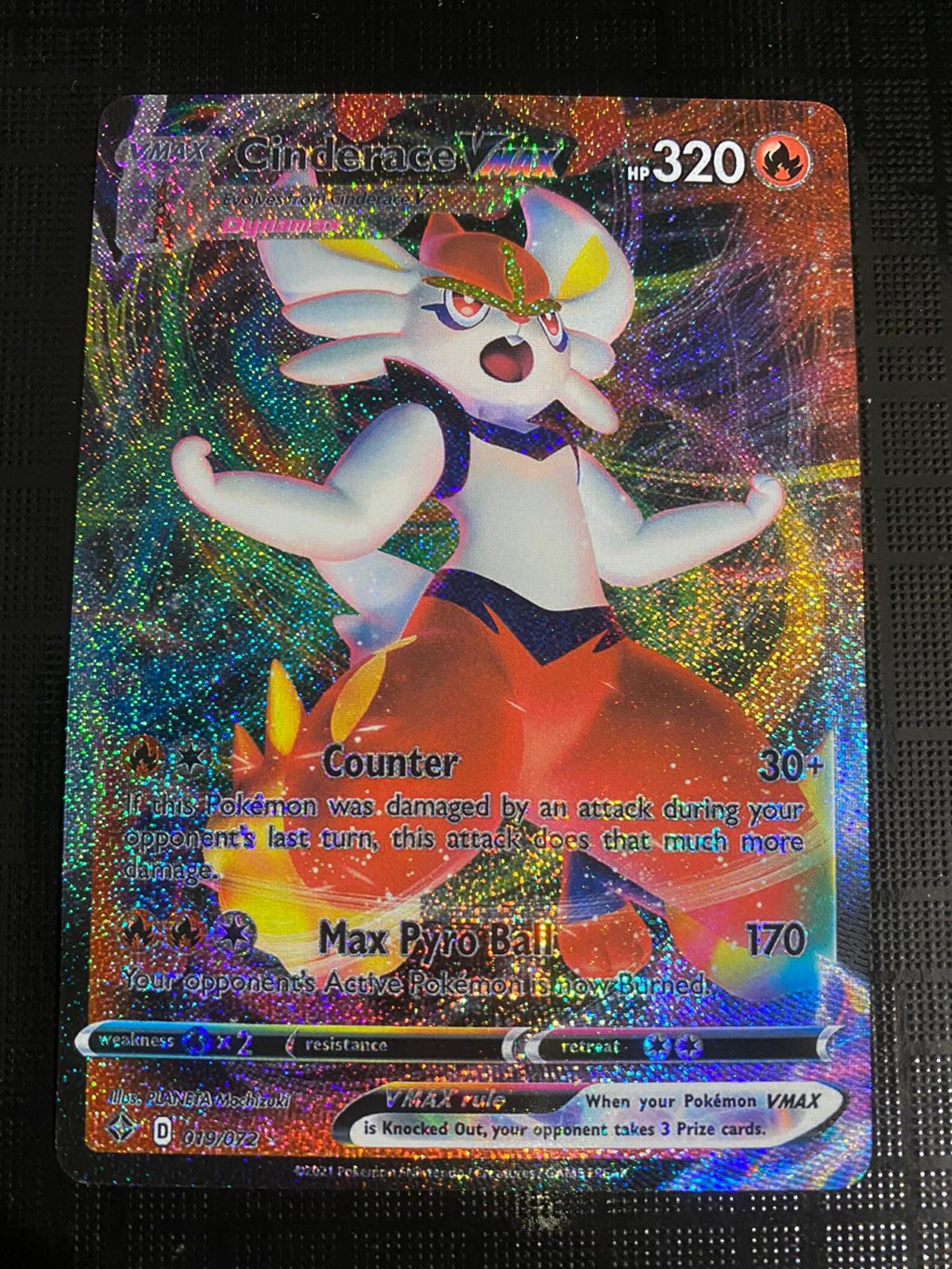 Cinderace Vstar épée et bouclier GX EX M MEGA Pokemon Orica - Etsy France