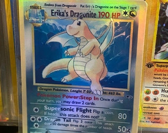 Cynthias Mega Rayquaza Gym Heroes Revival Handmade Holo Proxy - Etsy