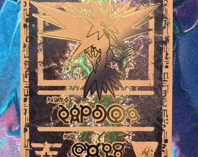 Ancient Zapdos GX EX M MEGA Pokemon Orica Custom Card Shadow Vmax ...
