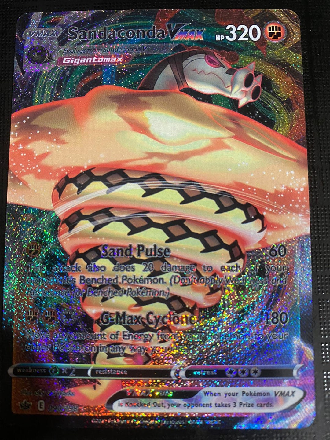 Sandaconda Vstar Sword & Shield GX EX M MEGA Pokemon Orica Custom Card ...