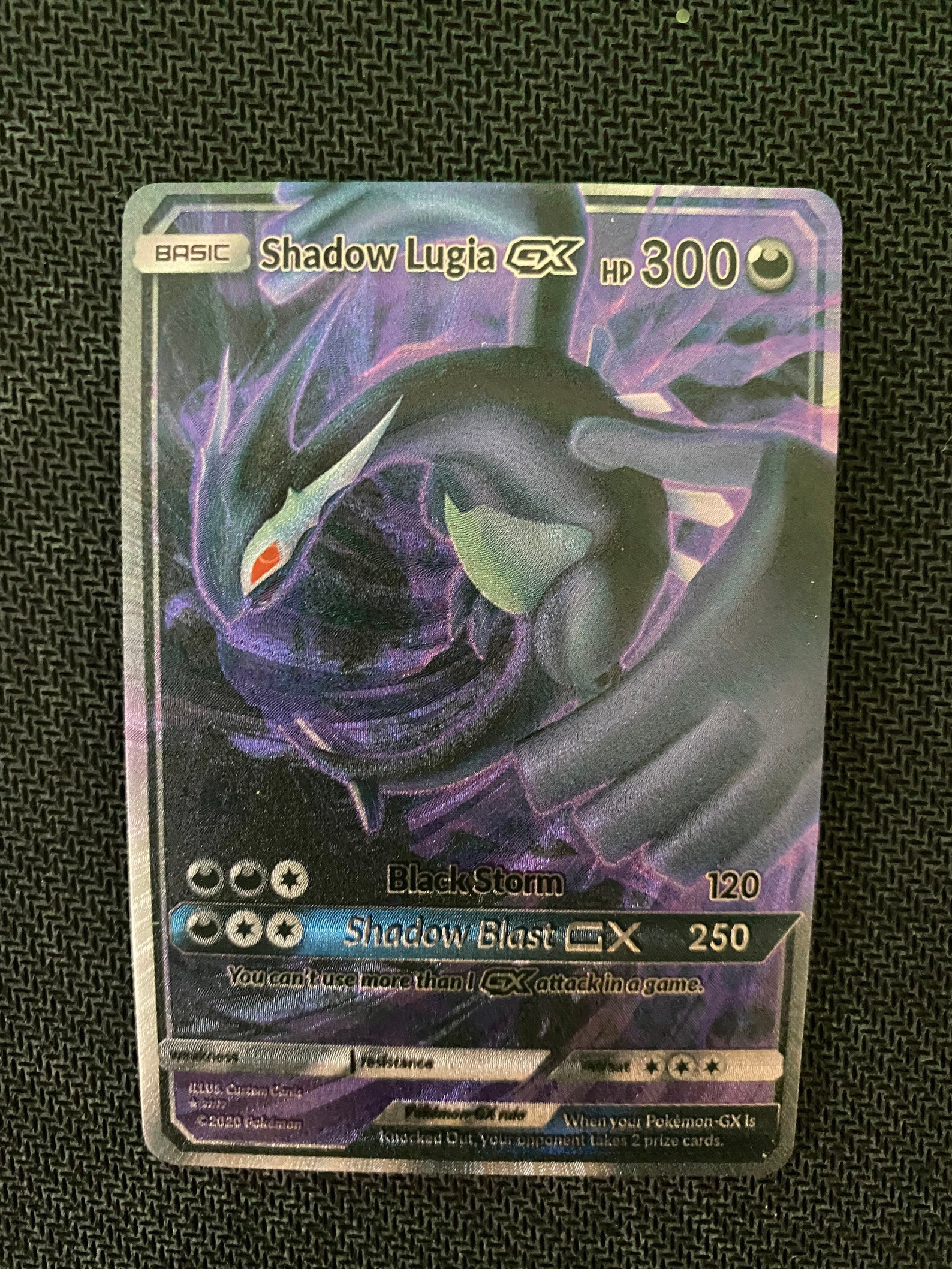 Shadow lugia EX M MEGA Pokemon Orica Custom Card Shadow vMax | Etsy