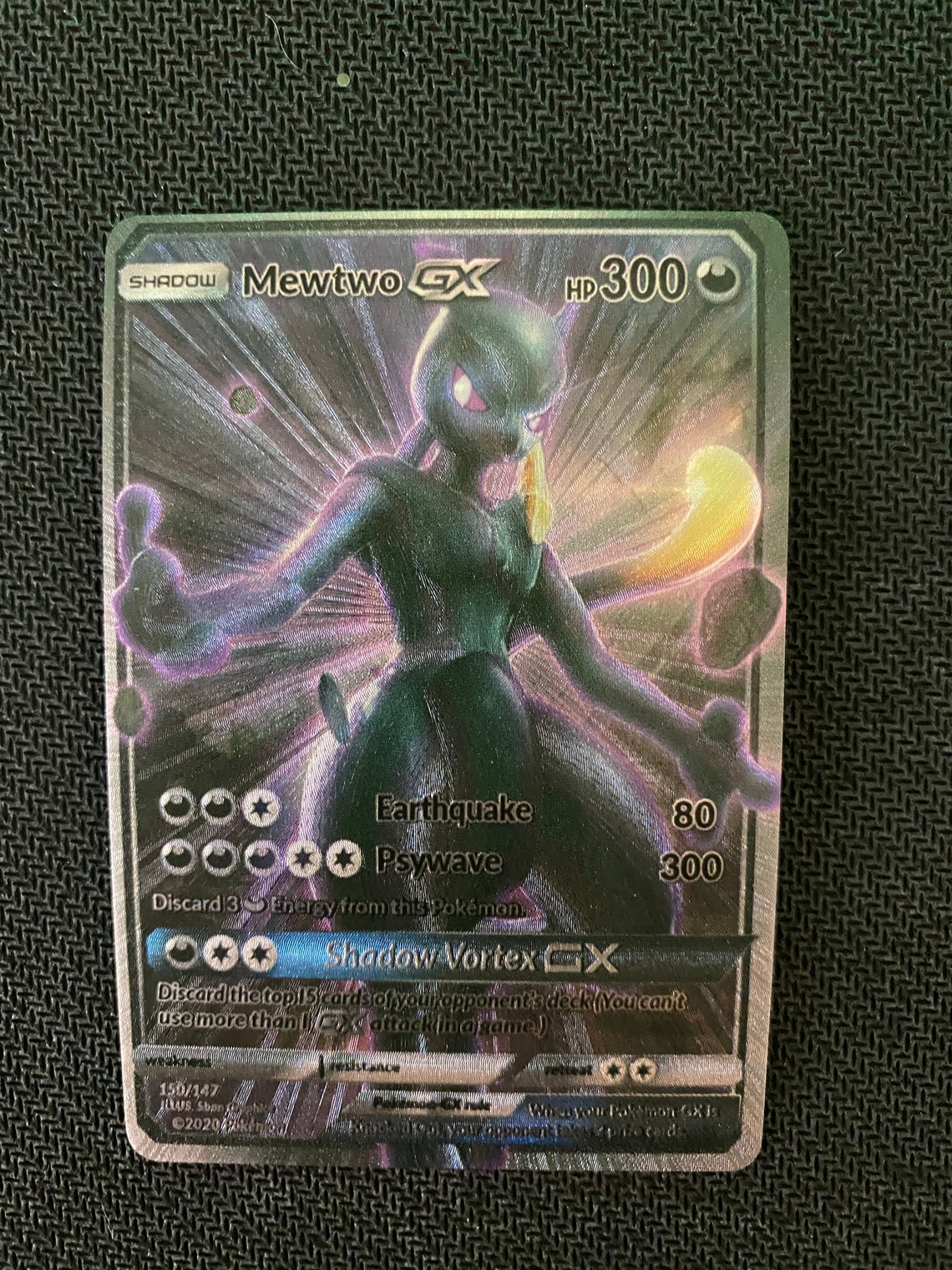 Mewtwo GX EX M MEGA Pokemon Orica Custom Card Shadow Vmax - Etsy