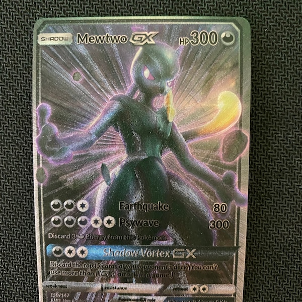 Shadow Mewtwo Vmax - Etsy