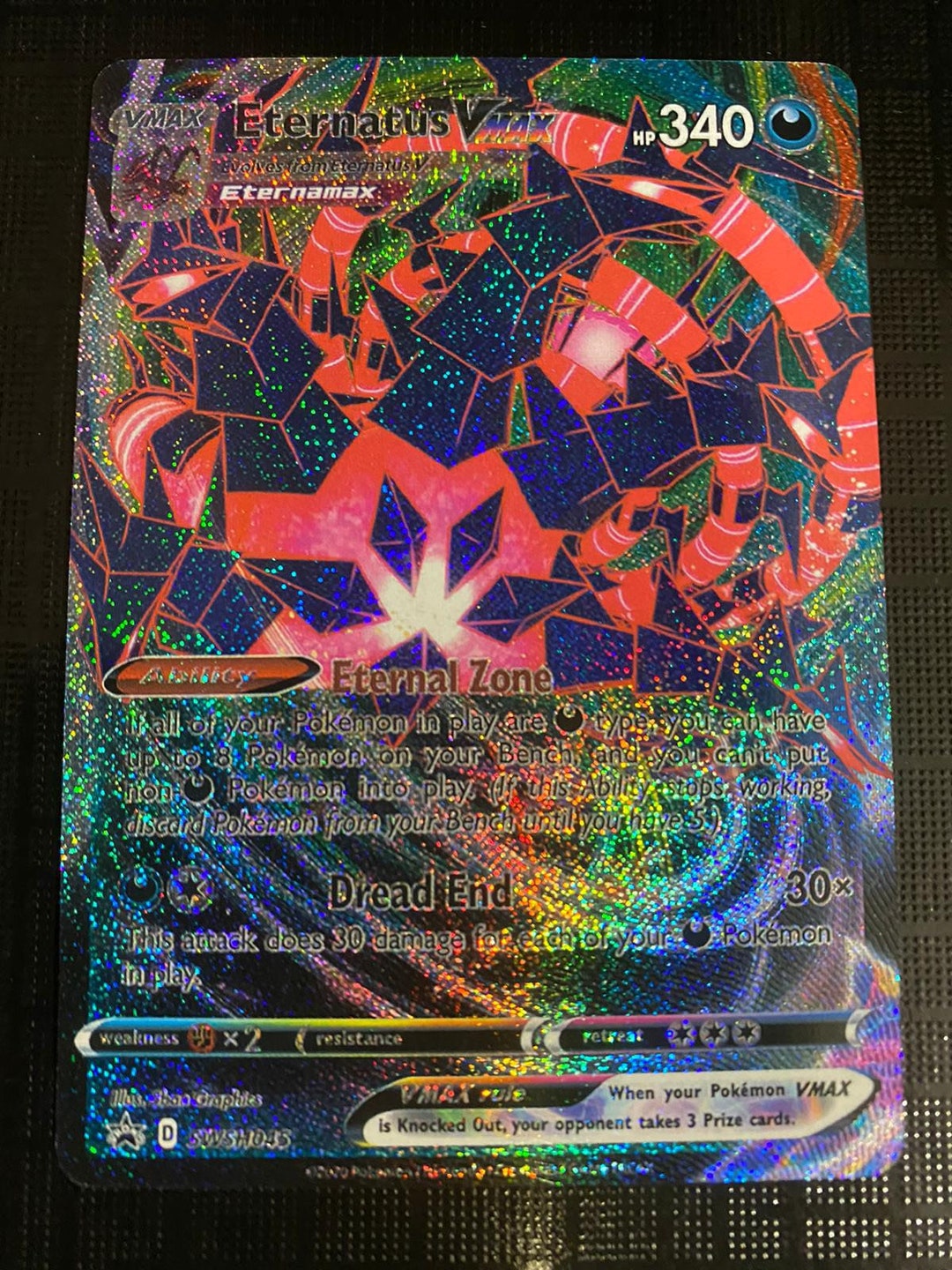 Eternatus Vstar Schwert & Schild GX EX M MEGA Pokemon Orica Custom Card ...