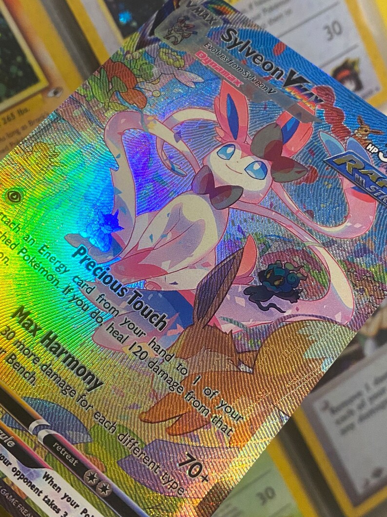 Sylveon V Vmax Vstar Alternative Art Secret Evolving Skies - Etsy