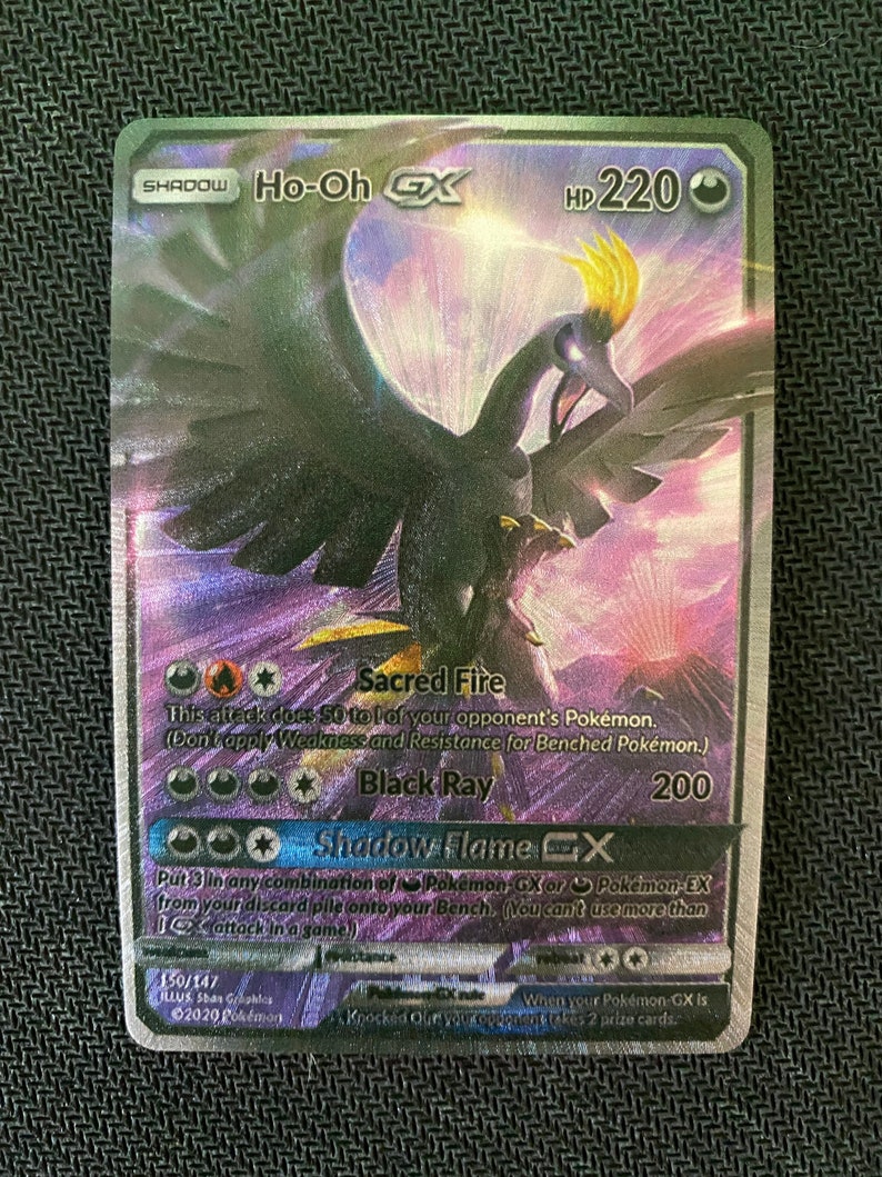 Ho-oh GX EX M MEGA Pokemon Orica Custom Card Shadow Vmax - Etsy