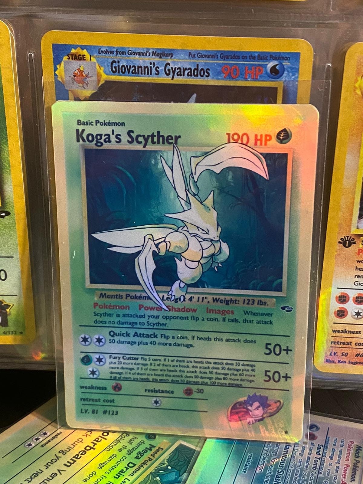 Kogas Scyther Gym Heroes Revival Handmade Holo Proxy Card - Etsy