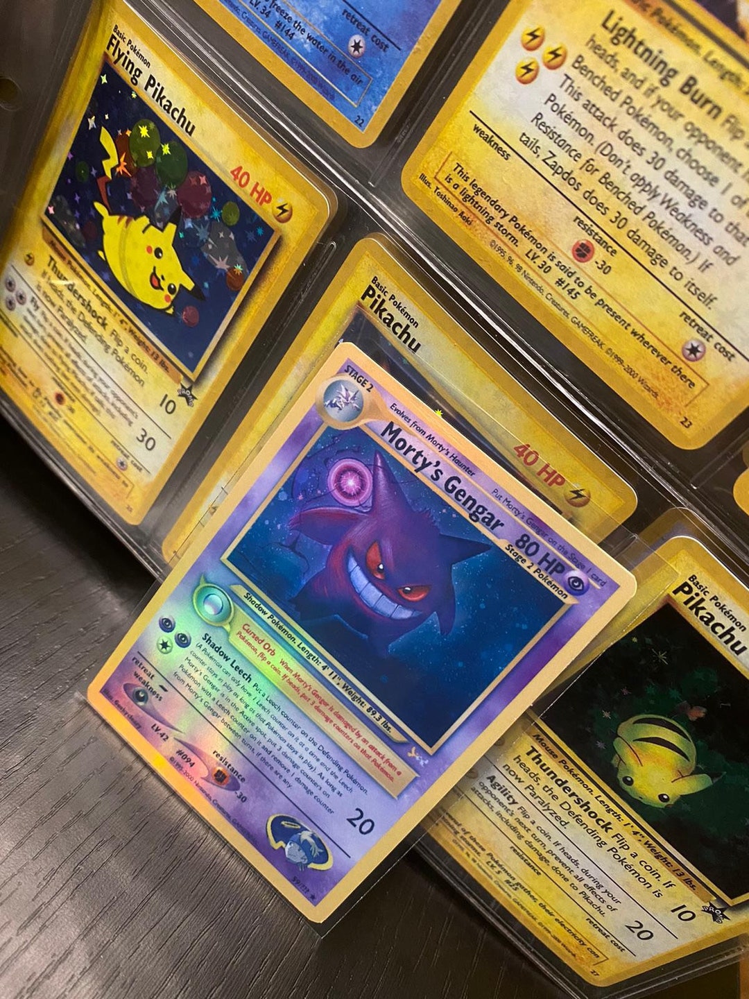 Morty's Gengar Gym Heroes Revival Handmade Holo Proxy Card - Etsy