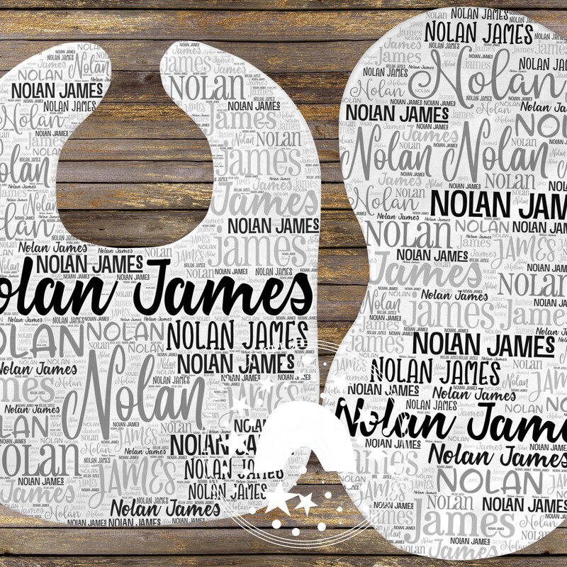 Bibs With Names - Etsy