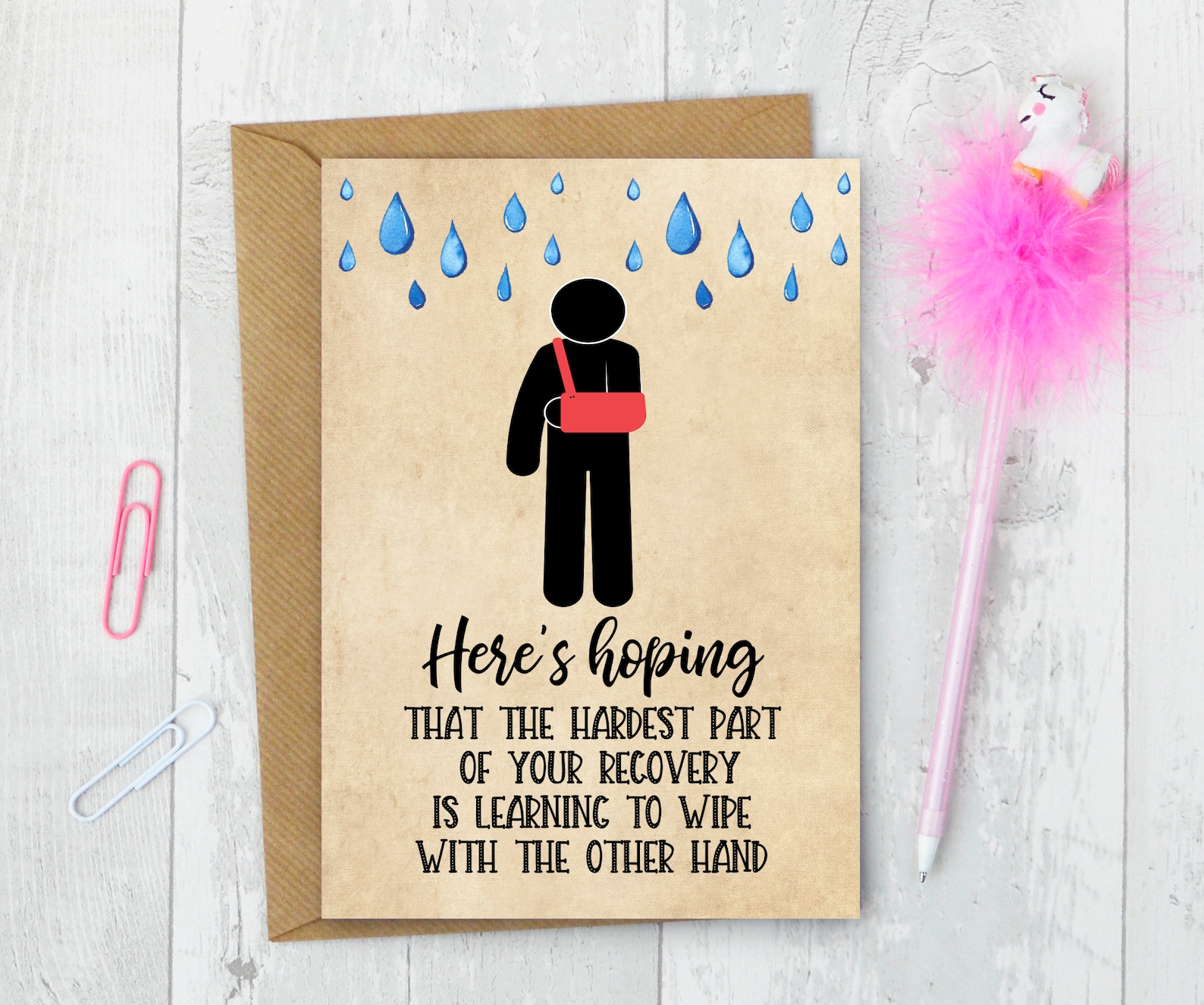 Printable Greeting Card/shoulder Surgery Get Well/get Well - Etsy