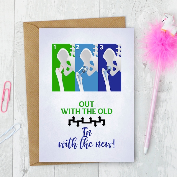 Printable Hip Surgery Card - Etsy