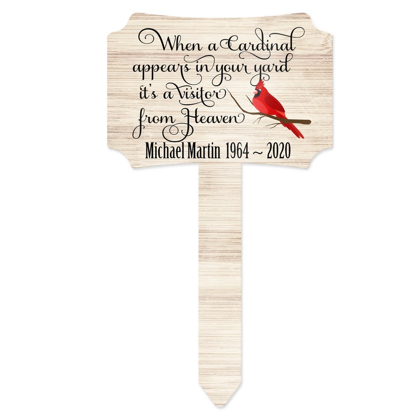 Cardinal Memorial Stone - Etsy
